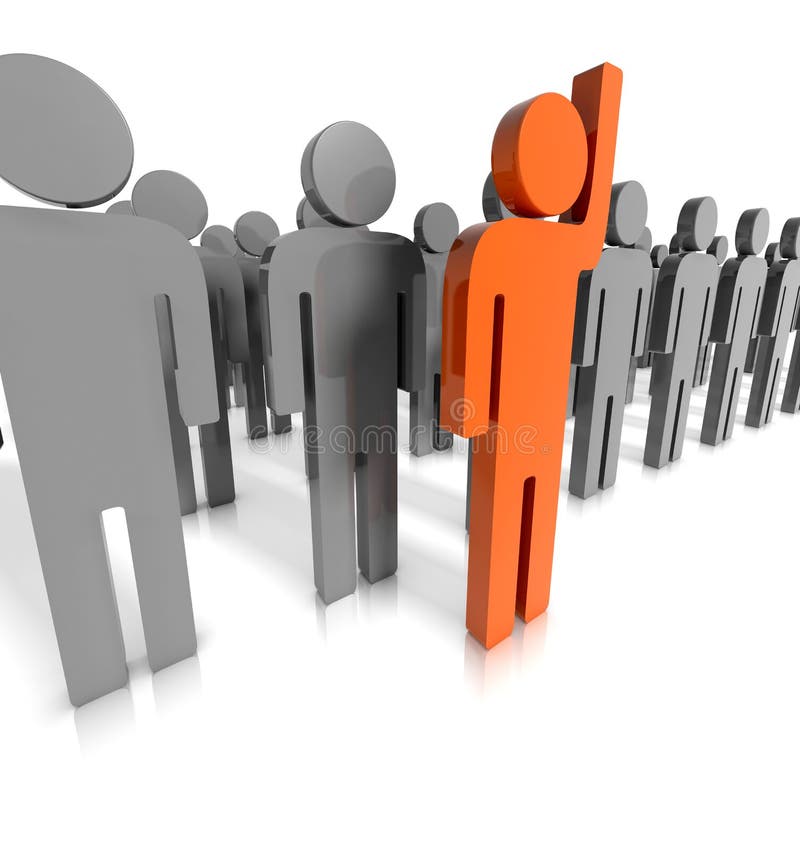 The volunteer stock illustration. Illustration of human - 35229081