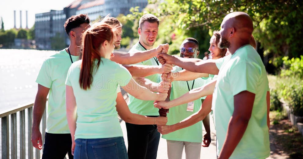 Volunteer Social Community Teamwork. Volunteering Unity Stock Image ...
