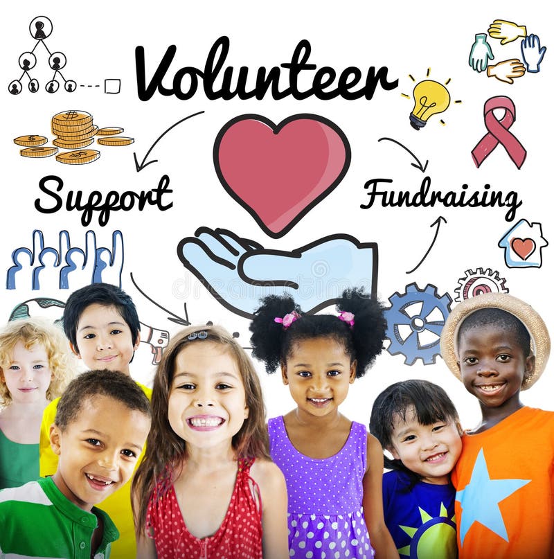 Volunteer Voluntary Volunteering Assist Charity Concept Stock Image ...
