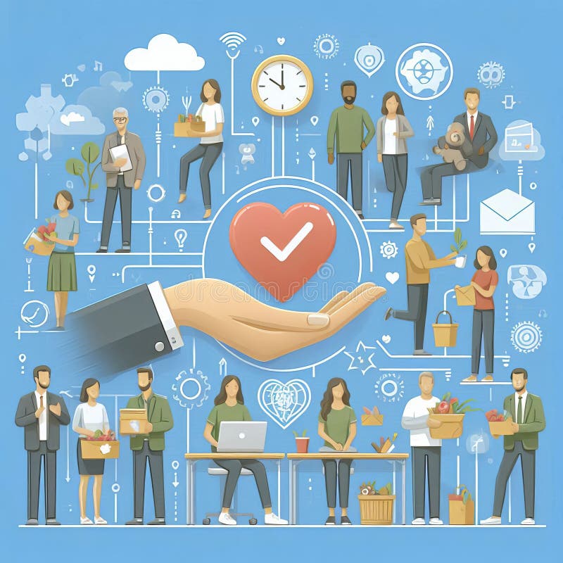 Volunteering Experience the Impact of Giving Back Shown through Stock ...