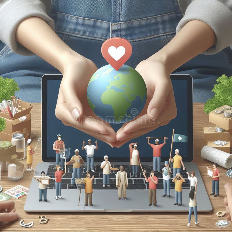 Volunteering Experience the Impact of Giving Back Shown through Stock ...