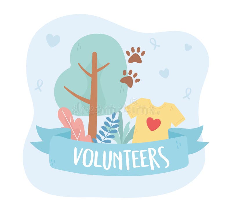 Charity Adoption Flat Banners Composition Design Stock Illustration ...