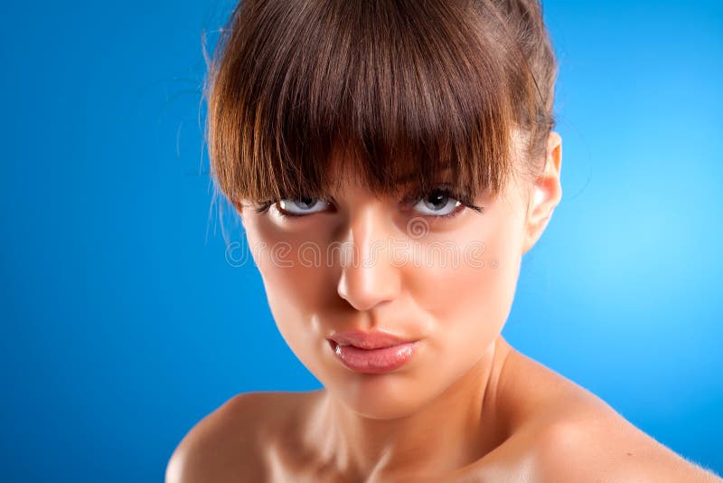 Voluptuous look stock image. Image of glamour, adult, caucasian - 3858043