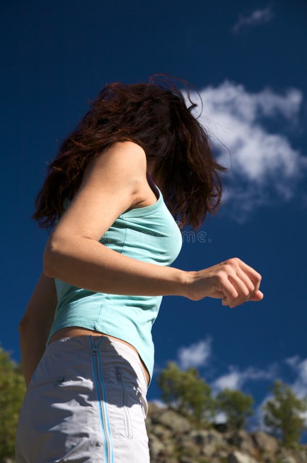 Voluptuous woman stock photo. Image of pretty, landscape - 12394704