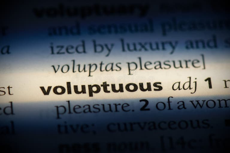 Voluptuous Meaning Etymology Stock Photos - Free & Royalty-Free Stock ...