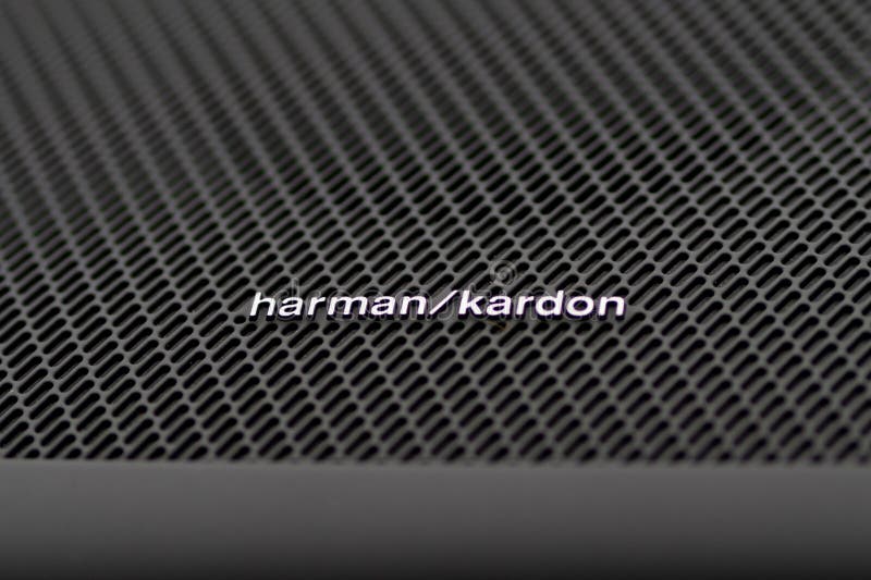 Volvo audio system editorial stock photo. Image of harman - 278824758