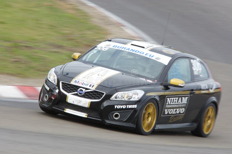 Volvo C30 editorial image. Image of exhaust, sport, championship - 24496515