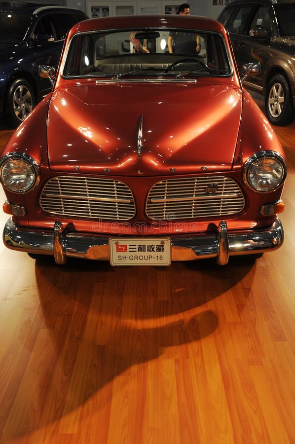 Volvo classic car front editorial photo. Image of classic - 24789356