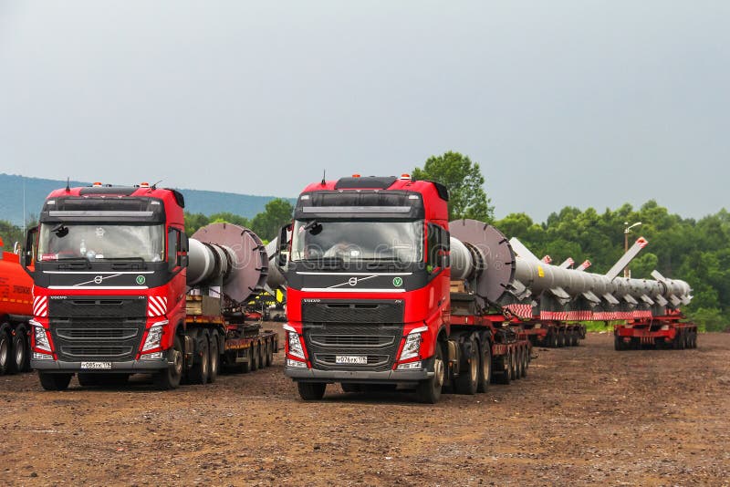 Volvo FH16 photo éditorial. Image du moteur, rendement - 96418346