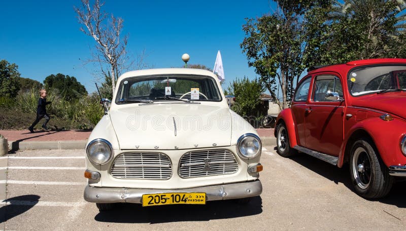 Volvo Vintage Car Presented on Oldtimer Car Show, Israel Editorial ...