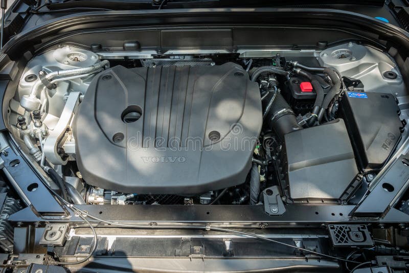 Volvo XC60 B4 2022 Engine editorial photography. Image of translation ...