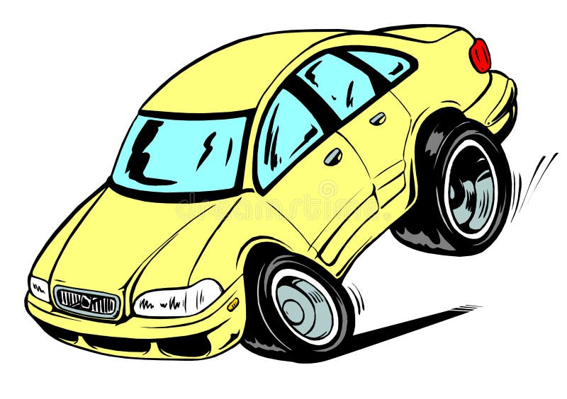 Cartoon volvo s40 stock vector. Illustration of volvo - 193210140