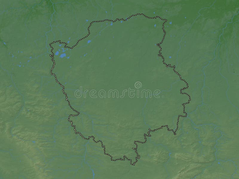 Volyn, Ukraine. Physical. No Legend Stock Illustration - Illustration ...