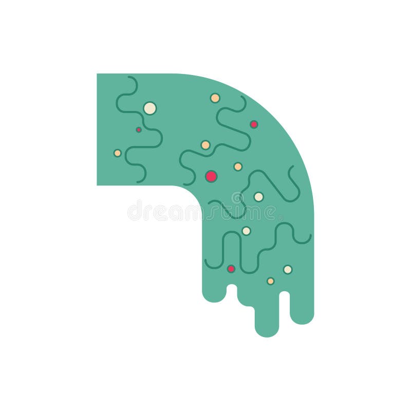Vomit Man. Puke Vector Illustration. Retching Cartoon. Vomitus Stock ...