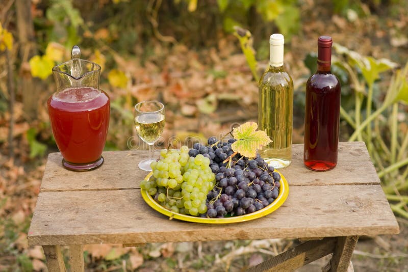 Von Traube zu Wein stockbild. Bild von wein, weinberg - 11407939