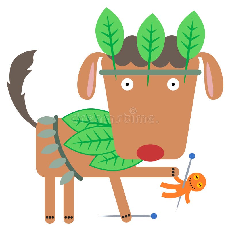 Voodoo dog stock illustration. Illustration of humorous - 37802528