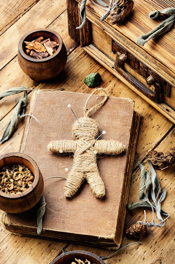 Voodoo Doll,a Doll Used in Witchcraft Stock Photo - Image of candle ...