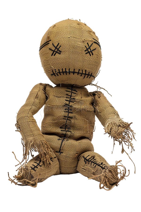 Voodoo Doll 3D Icon stock illustration. Illustration of face - 391688434