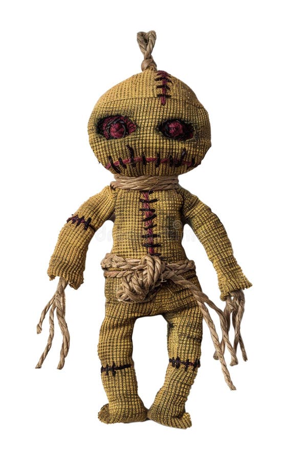 Voodoo Doll 3D Icon stock illustration. Illustration of face - 391688434