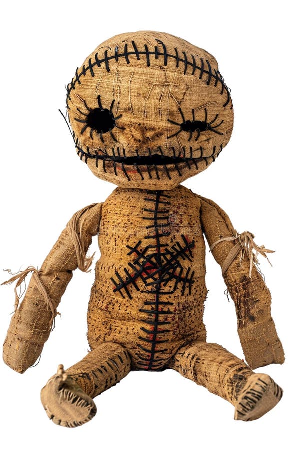 Voodoo Doll 3D Icon stock illustration. Illustration of face - 391688434