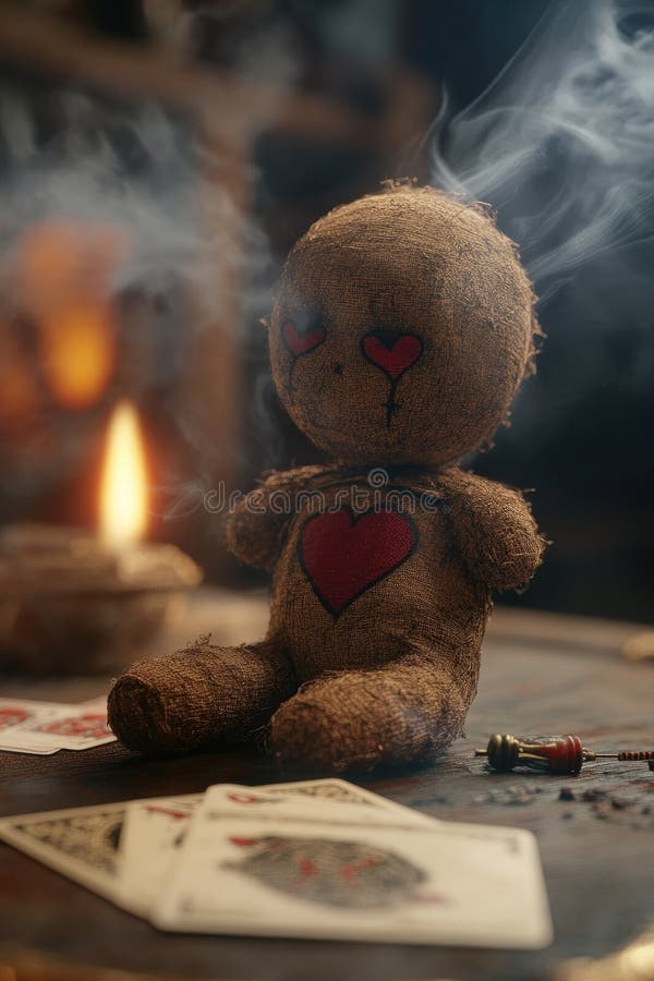 Voodoo Doll on Magic Table. Stock Photo - Image of ritual, spooky ...