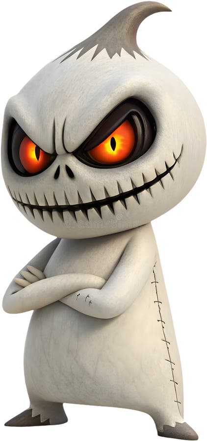 A Terrifying Voodoo Ghost with Dark Powers and Eerie Presence. Stock ...