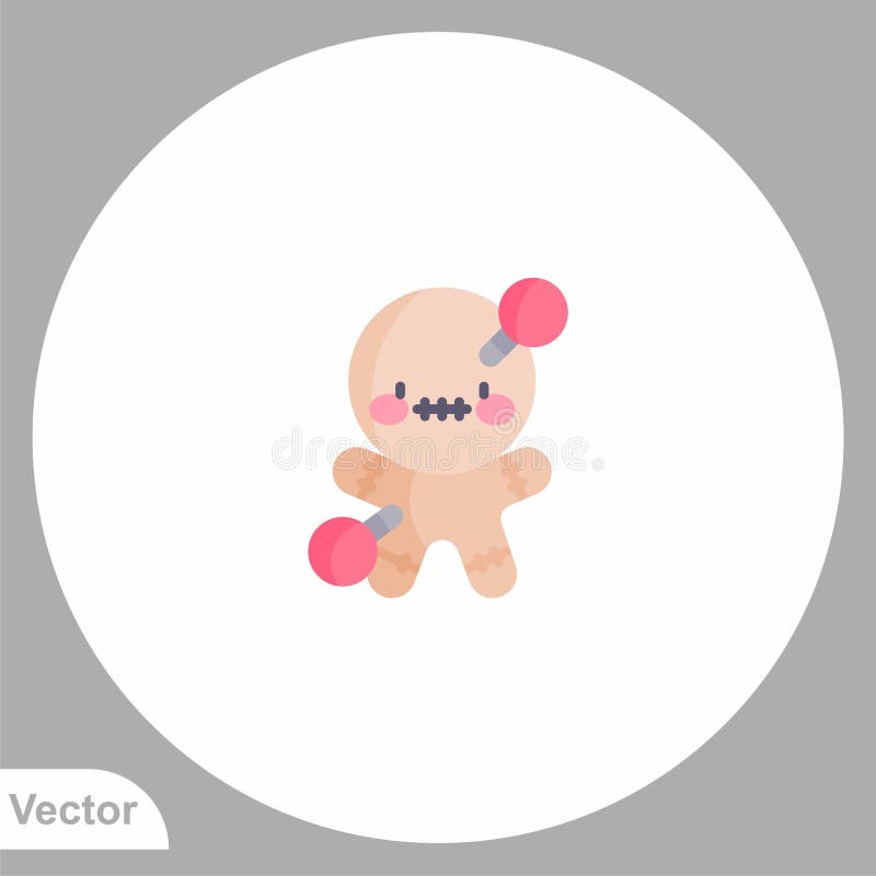 Voodoo Vector Icon Sign Symbol Stock Vector - Illustration of graphic ...