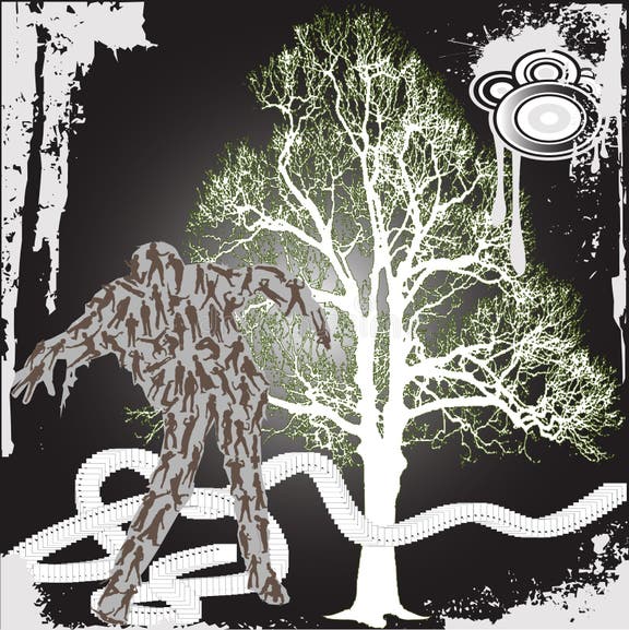 Voodoo night stock vector. Illustration of fear, vector - 6412132