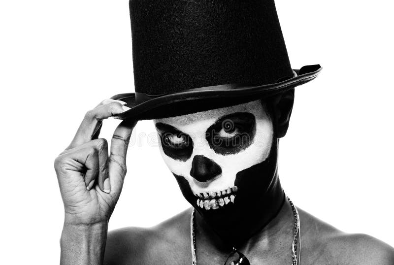 Voodoo priestess stock image. Image of skull, stare, skeleton - 22229009
