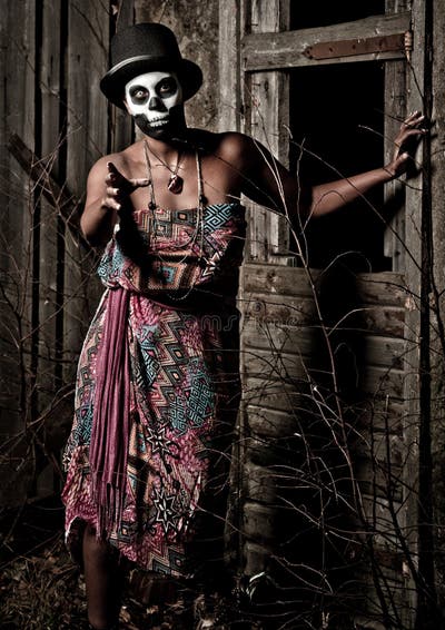 Voodoo priestess stock image. Image of halloween, fear - 22229163
