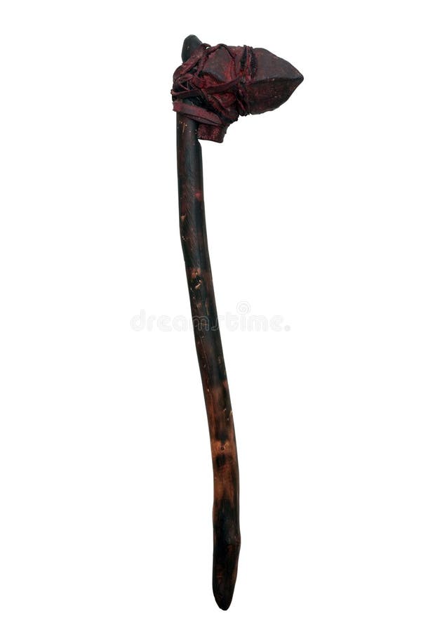 Een Voorhistorische Steenbijl - Stock Foto - Image of primitief, wapen ...