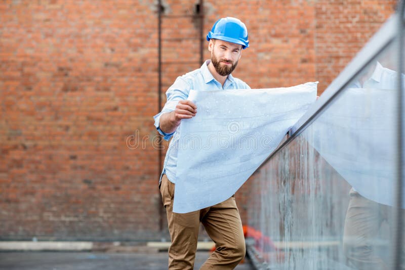 Vorarbeiter Auf Der Struktur Stockbild - Bild von vorarbeiter, mann ...