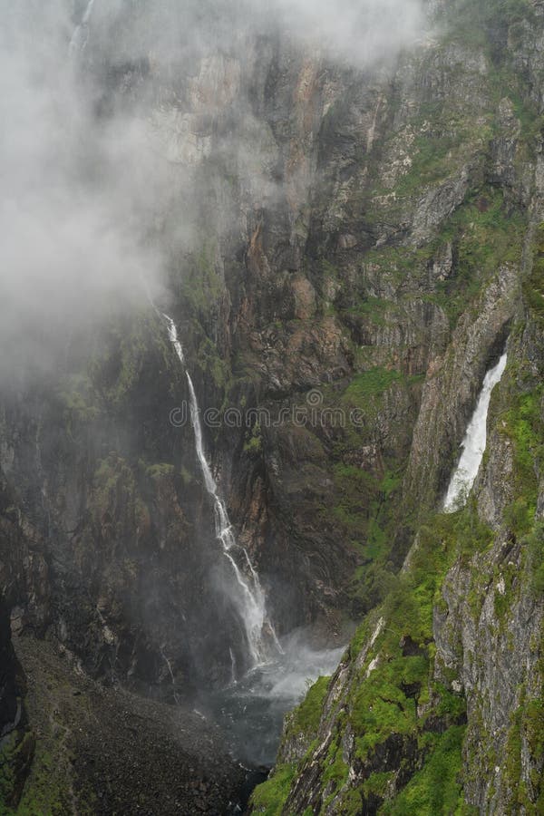 The Voringfossen Waterfall stock image. Image of voringsfossen - 103405817