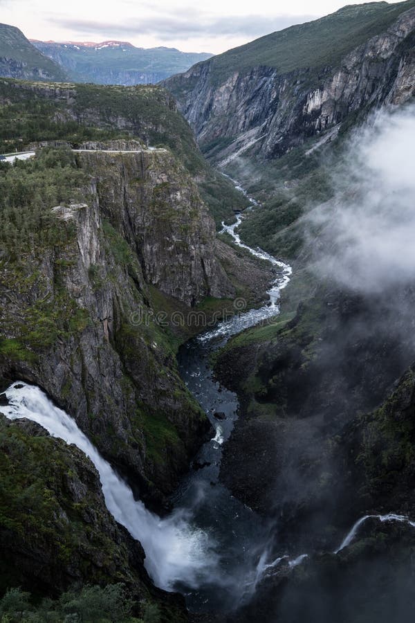 The Voringfossen Waterfall stock image. Image of voringfossen - 103406319