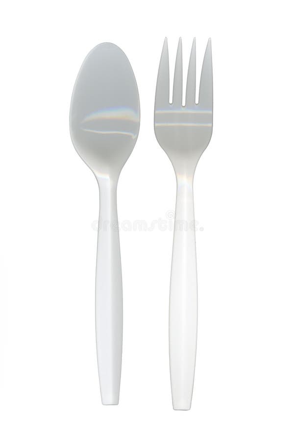 Vork en lepel stock foto. Image of reeks, paar, picknick - 345474