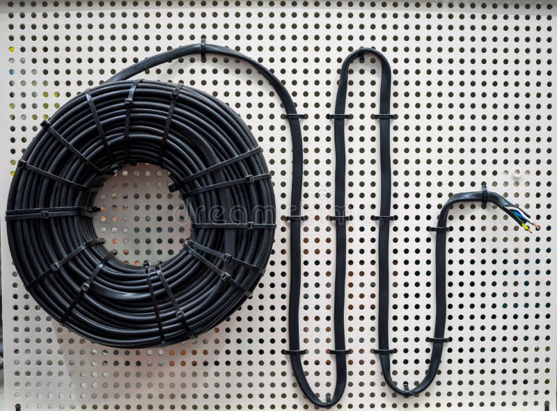 Coil of Electrical Cable As a Showcase Sample Editorial Photo - Image ...
