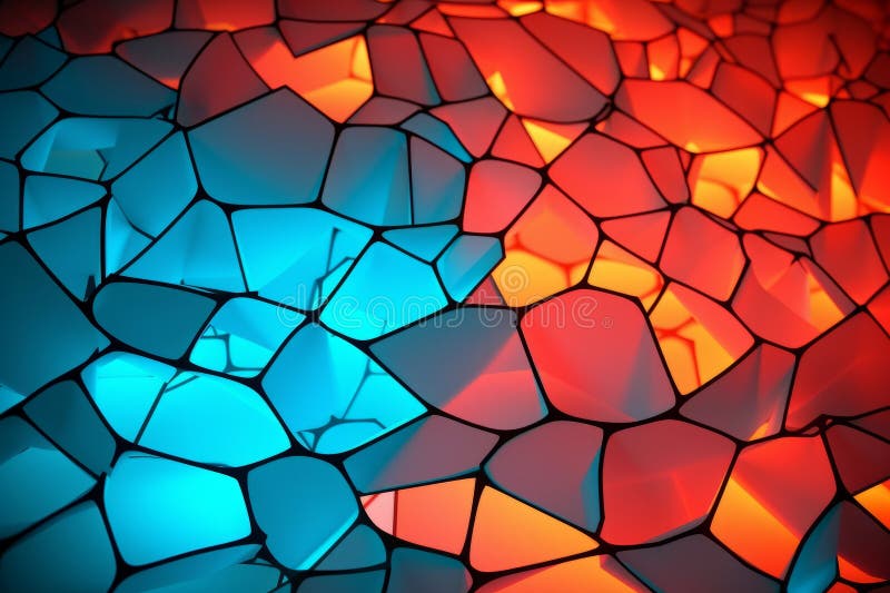 Vibrant Voronoi Block Texture Stock Illustrations 1 210 Vibrant