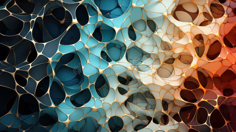 Voronoi Void stock image. Image of tessellated, mathematical - 295655715