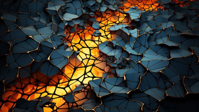 Voronoi Void stock photo. Image of complex, fragmented - 295655854