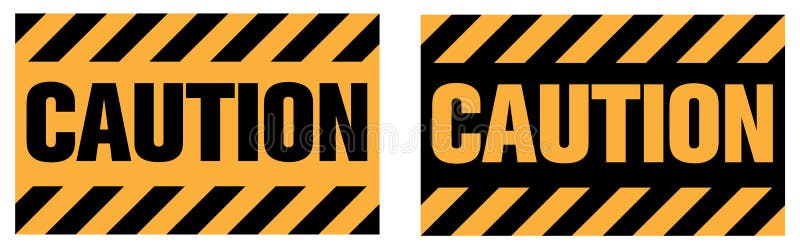 Vorsichtzeichen vektor abbildung. Illustration von gefahr - 206911037