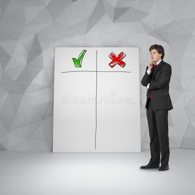 Vorteile und Nachteile stockfoto. Bild von konzept, kommerziell - 49508102