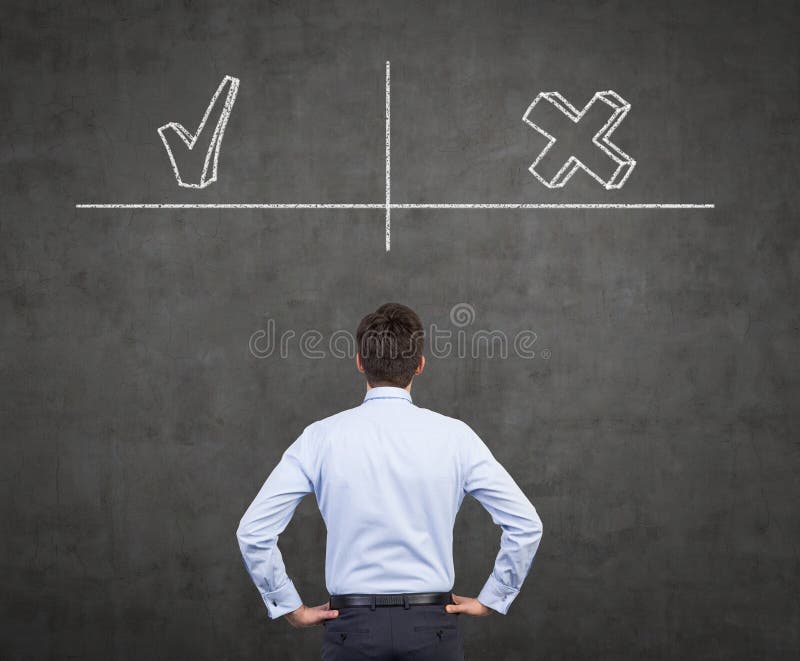 Vorteile und Nachteile stockbild. Bild von vorstand, kreuz - 47877693