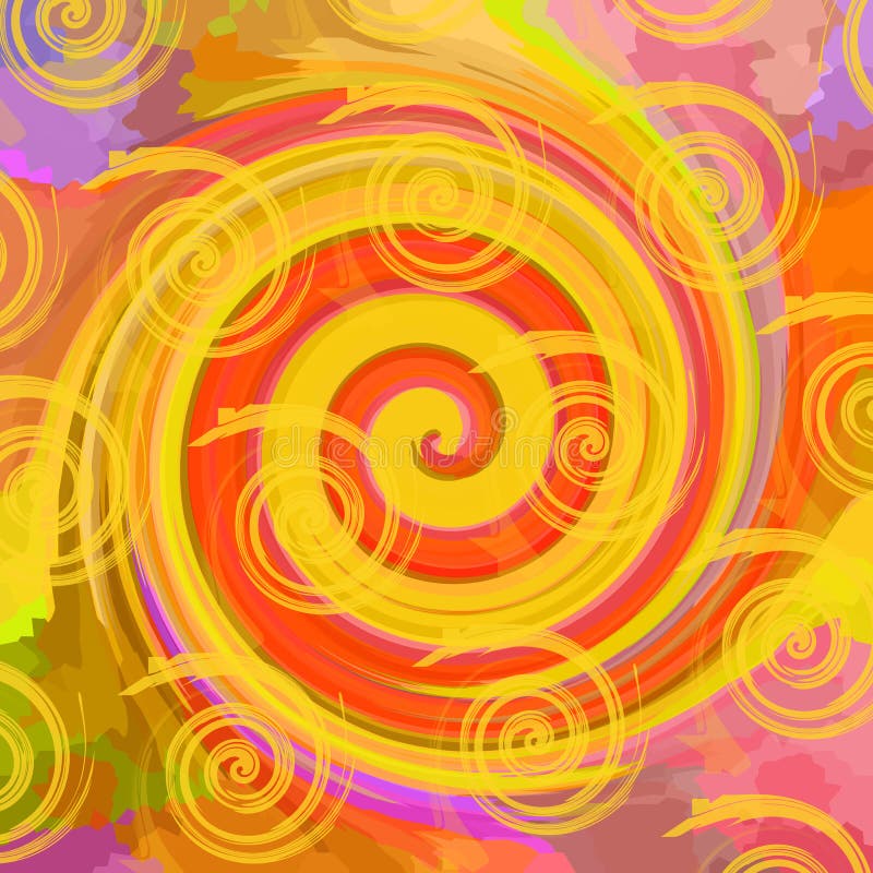 Vortex abstract background stock illustration. Illustration of ...