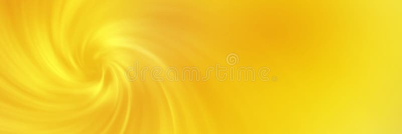 Vortex Bright Yellow Abstract Background Banner Stock Illustration ...
