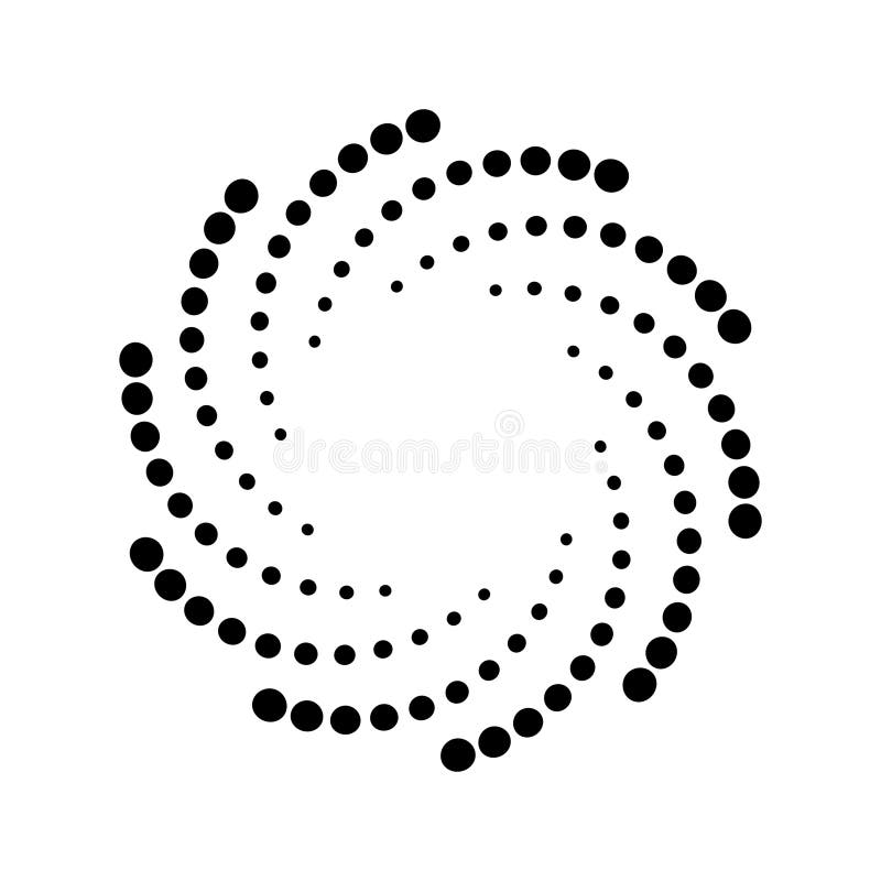 Vortex Circle Logo Design Element Icon Stock Illustration ...