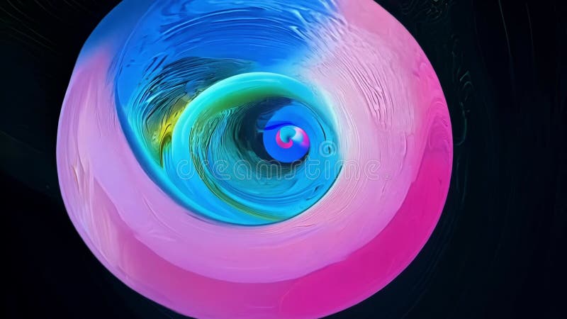 A Vortex of Color and Motion Causes Objects To Morph into Abstract ...