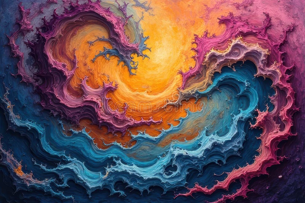 Vortex of Colors stock illustration. Illustration of shapes - 367302025