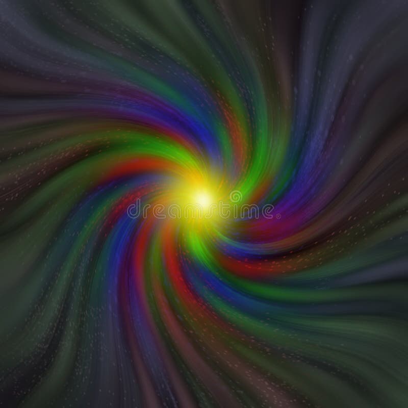 Vortex of Colors with Varying Saturation Stock Illustration ...