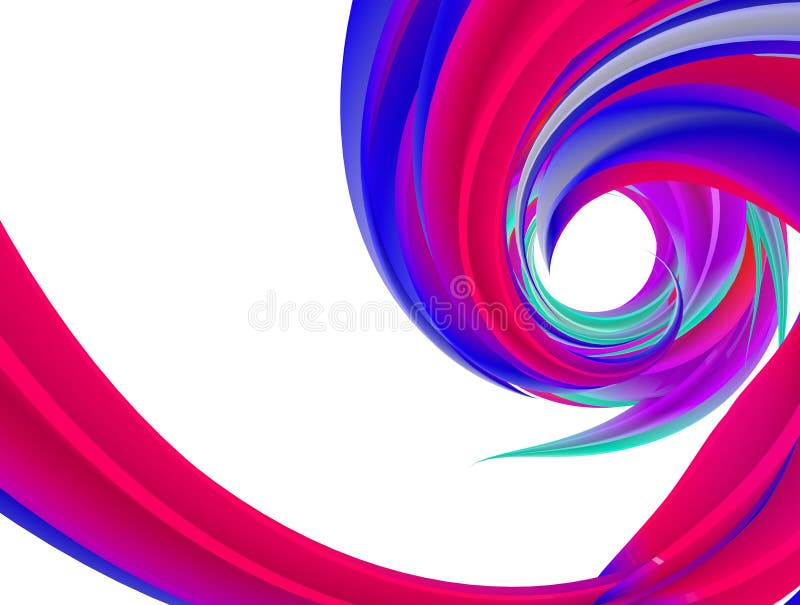 Vortex of Colour Abstract Background Stock Illustration - Illustration ...