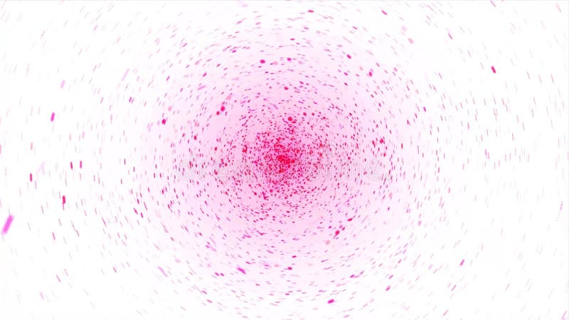 Vortex Effect, Red and Pink Dust Particles Spinning Around on a White ...
